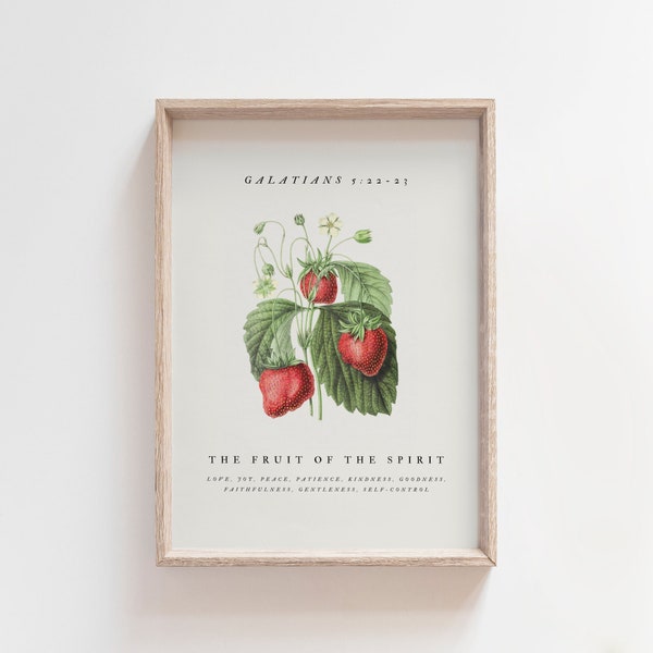 Christian Strawberry Art - Etsy
