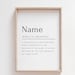 Name Definition Sign Custom Print Christian Name Meaning - Etsy