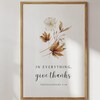 Christian Floral Set of 3, Bible Verse Wall Poster Set, Yellow ...