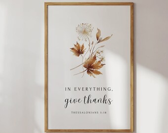 Psalm 9:1 Give Thanks to You Bible Verse Print, Printable Wall Art ...