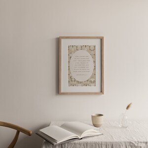 Christian Wall Art, Jeremiah 29:11, Vintage Floral Pattern Art, Bible ...