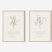 Christian Floral Poster Set of 2, Whatever is True, Philippians 4:8 ...