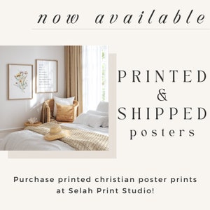 DEEPLY LOVED Fully Known, Digital Print, Modern Christian Wall Art ...