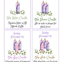 Advent Wreath Candles Collaborative Coloring Posters Activity Catholic ...