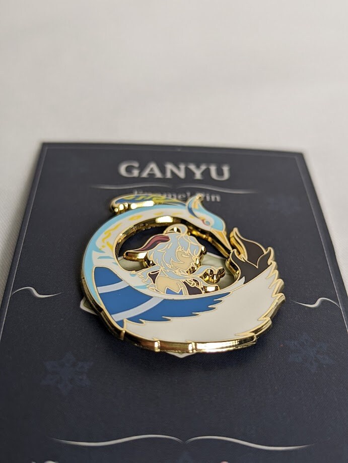 Ganyu Genshin Impact Hard Enamel Pin - Etsy