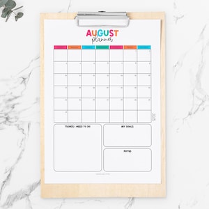Editable Monthly Planner Bundle 2025 2026, Editable Monthly Calendar ...
