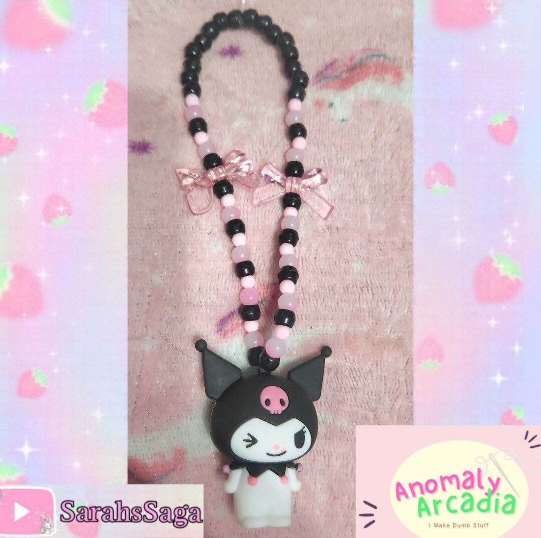 Kuromi Fairy Kei Kawaii Necklace Decora Fashion - Etsy