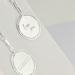 Personalized Compass Necklace: Gold Vermeil Sterling Silver Paperclip ...