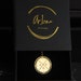 Personalized Compass Necklace: Gold Vermeil Sterling Silver Paperclip ...