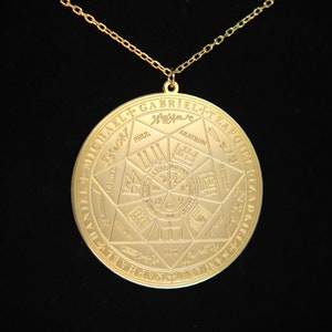 Seal of Seven Archangels Necklace Divine Guidance of Archangels Seal ...