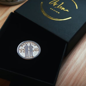 Customizable Best Man Memoriam Coin - Personalized Tribute for Your ...