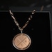 Personalized Compass Necklace: Gold Vermeil Sterling Silver Paperclip ...