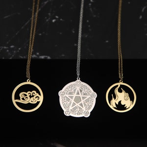 Inferno Blaze Fire Element Necklace Fire Element Pendant Ancient Power ...