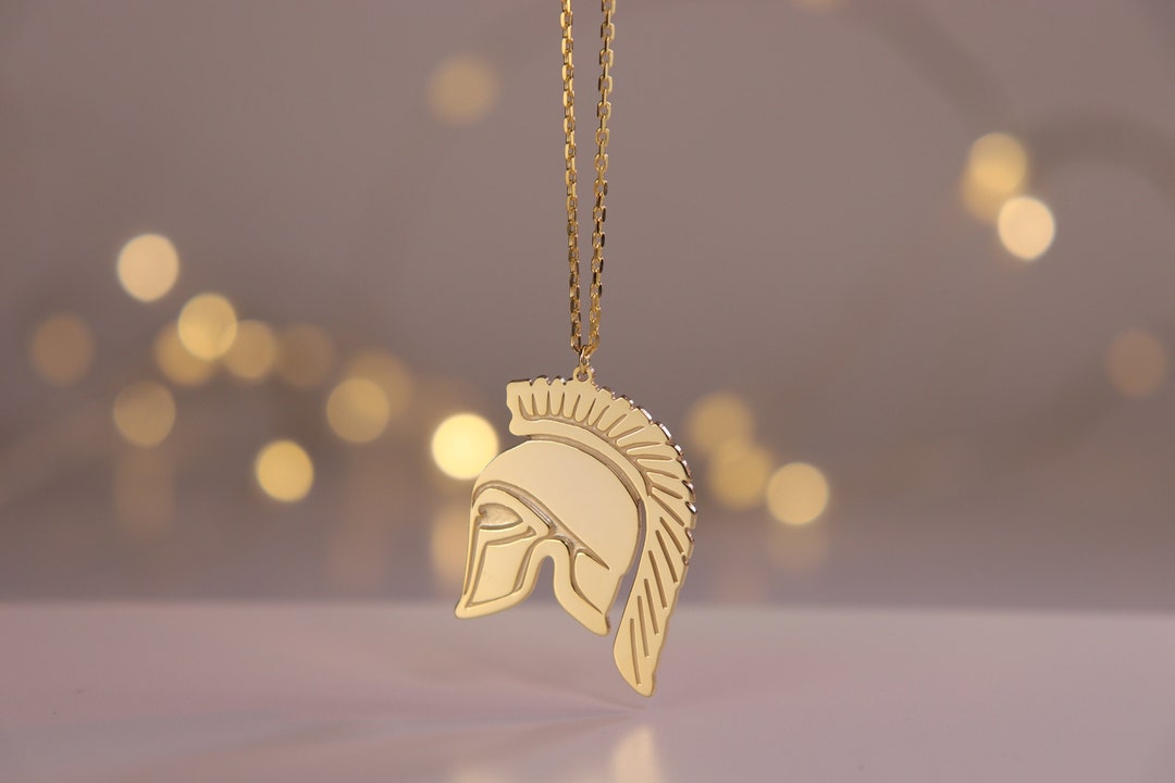 Spartan Warrior-inspired Face Mask Necklace for Men and Women, Shield ...