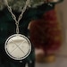 Personalized Compass Necklace: Gold Vermeil Sterling Silver Paperclip ...