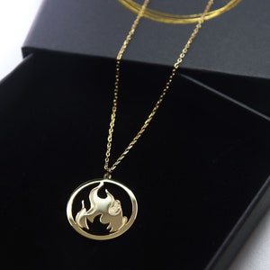 Inferno Blaze Fire Element Necklace Fire Element Pendant Ancient Power ...