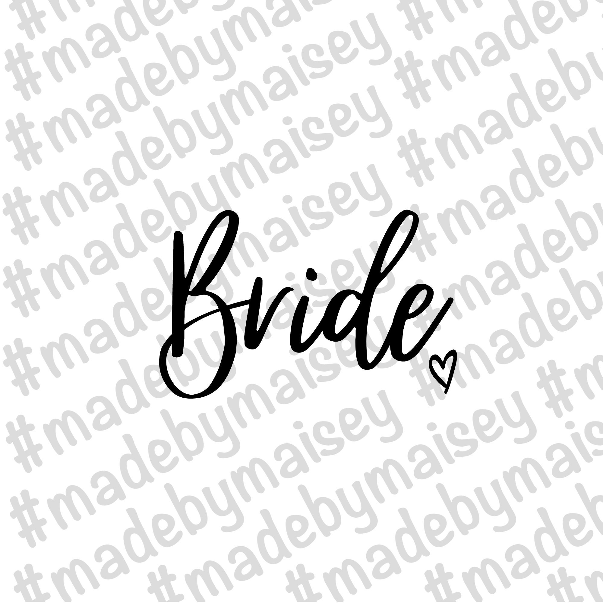 Bride Svg, Team Bride Svg, Bridal Svg, Team Bride Decal, Bride Decal ...