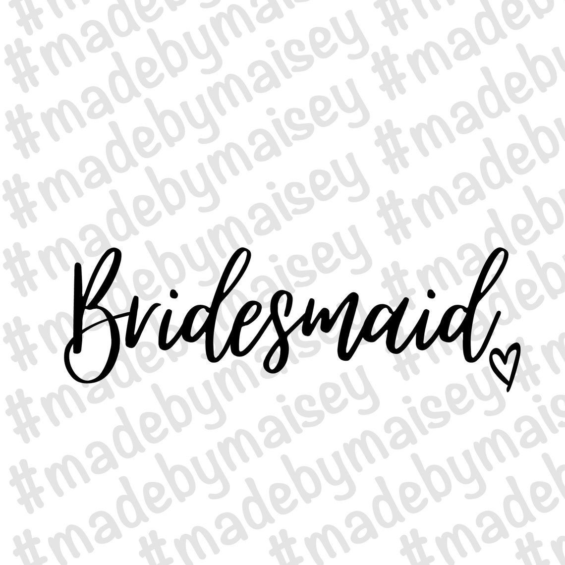 Bride Svg, Bridesmaid Svg, Bridal Svg, Bridesmaid Decal, Bride Decal ...