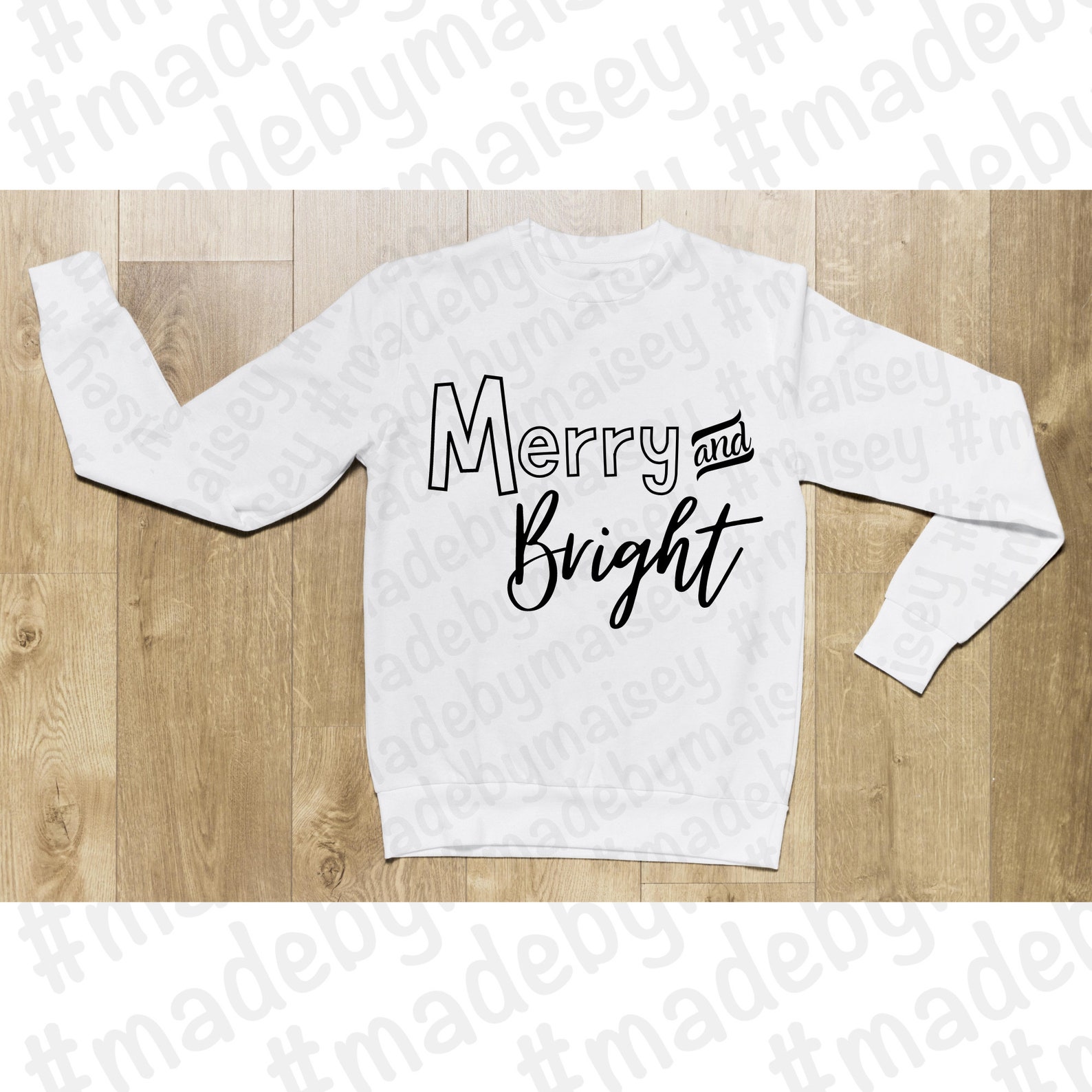 Merry Svg Merry and Bright Svg Merry Christmas Svg Merry - Etsy