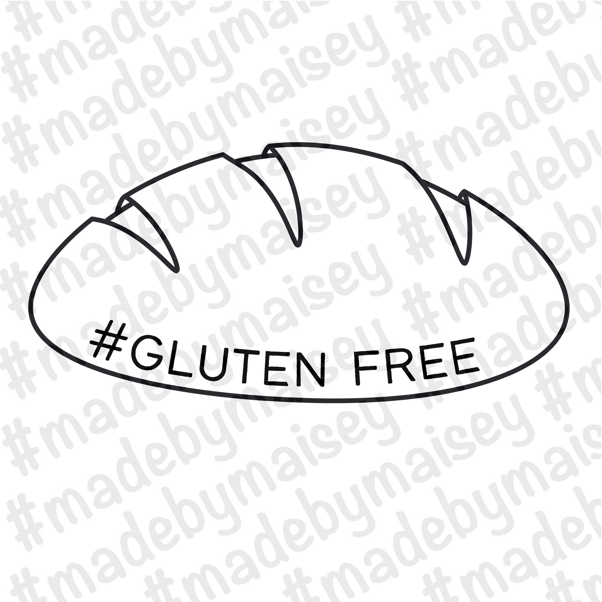 Gluten Free Svg, GF Svg, Celiac Disease Svg, Gluten Free Decal, Gluten ...