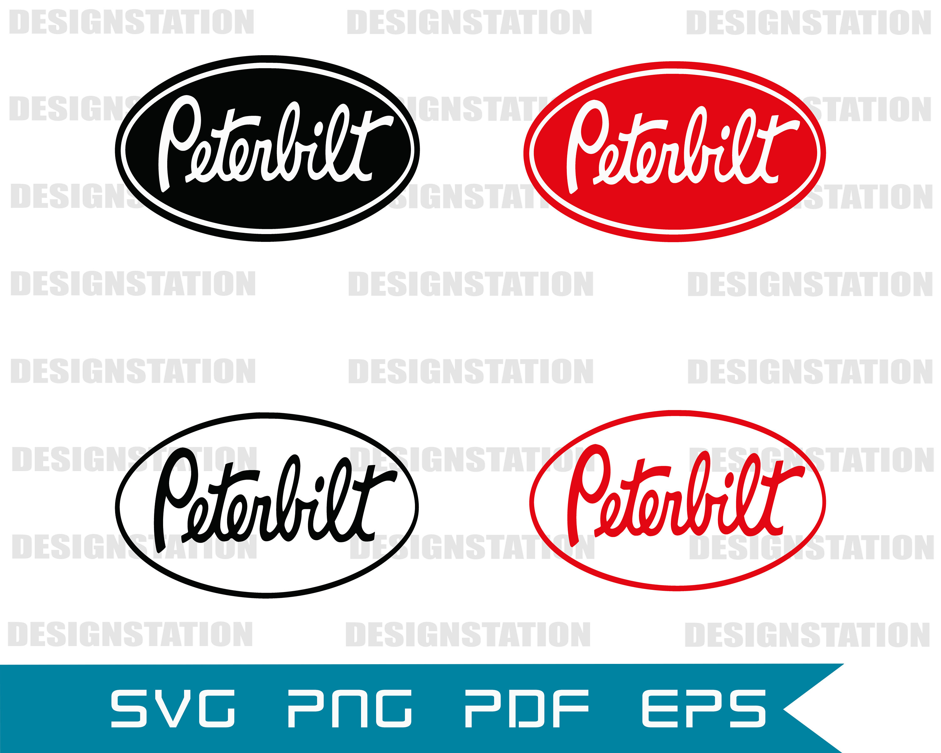 Peterbilt Logo Black