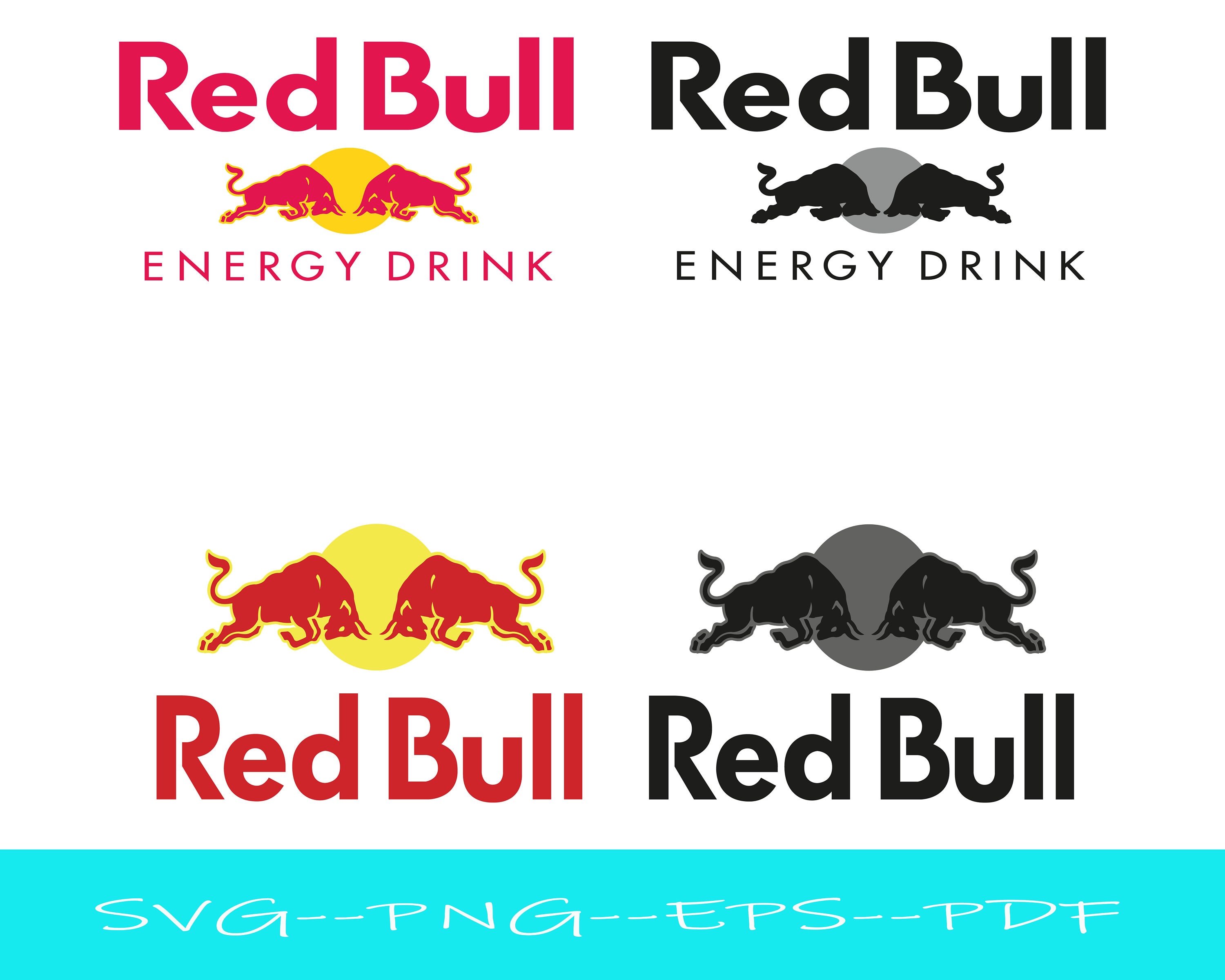 Red Bull Energy Drink Logo Vector