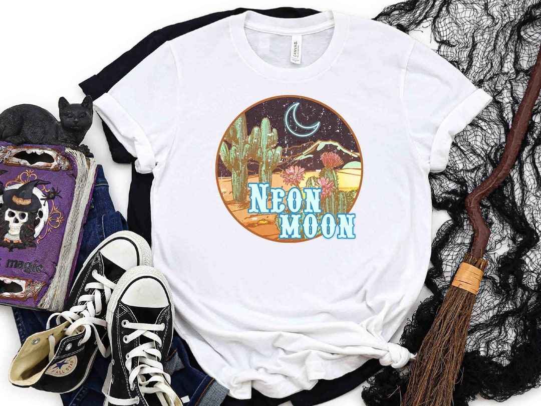 Neon Moon Tee, Neon Moon Shirt, Country Music Tee, Country Music Shirt ...