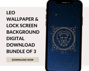 Leo Lock Screen - Etsy