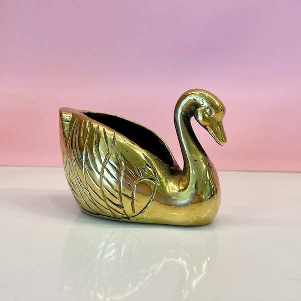 Brass Swan Toothpick Holder - Etsy