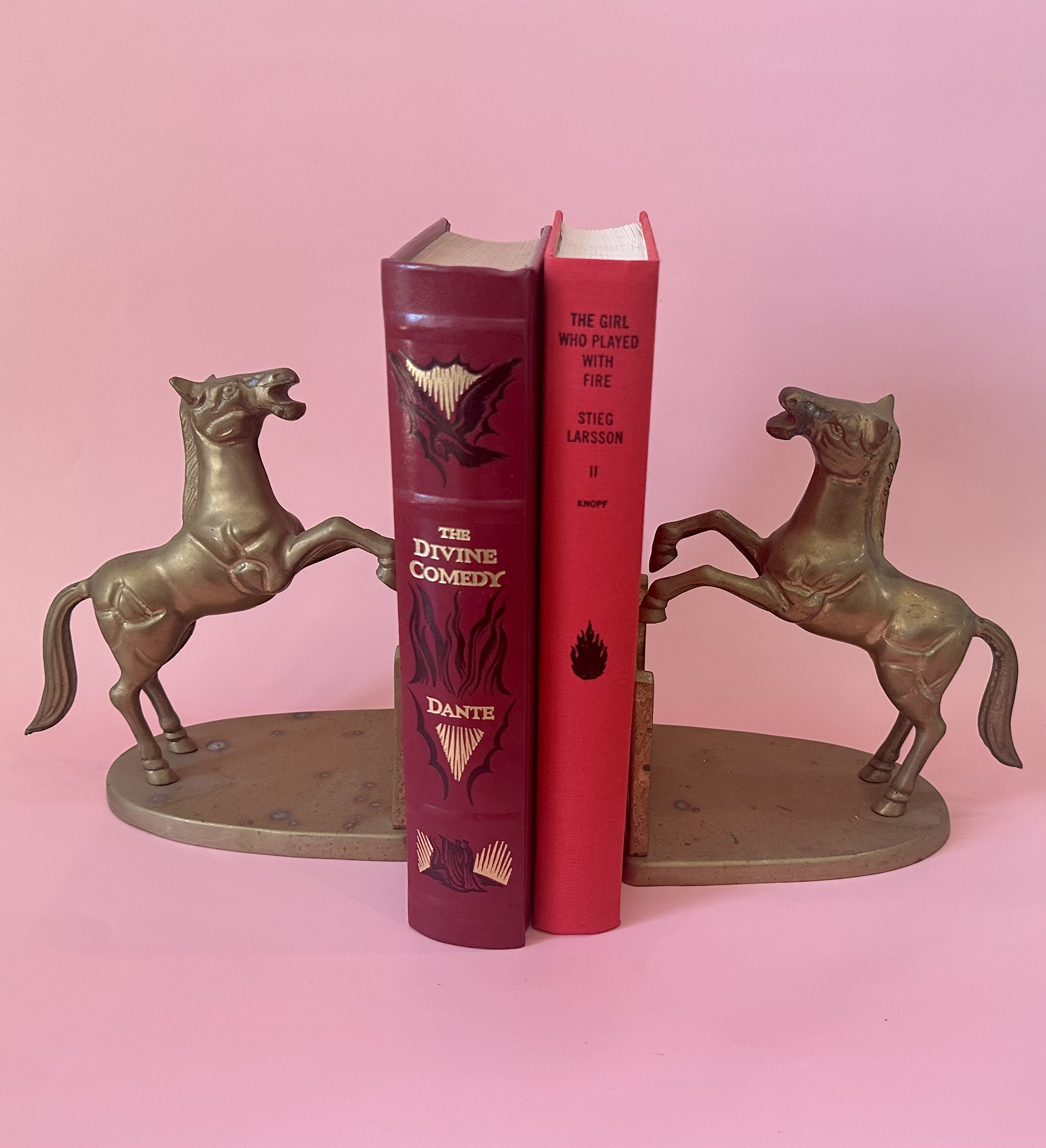 Vintage Brass Horse Bookends Antique Brass Bookends - Etsy