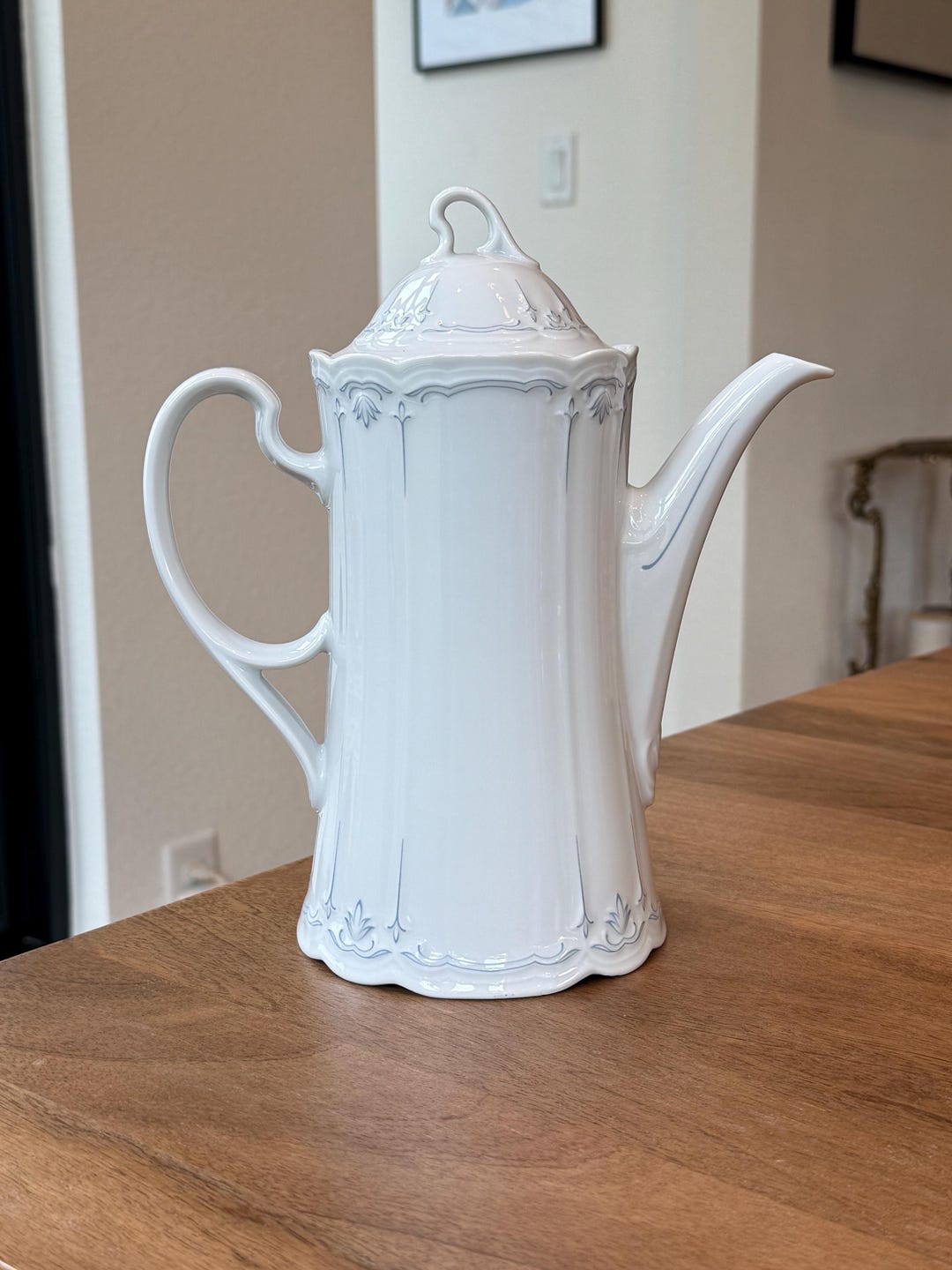 Seltmann Weiden Julia Coffee Pot Blue & White - Etsy