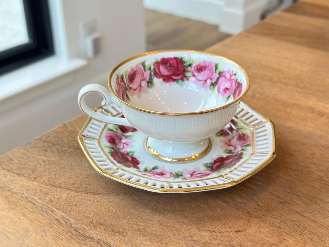 Vintage Schumann Arzberg Melrose Tea Cup and Saucer AS IS - Etsy