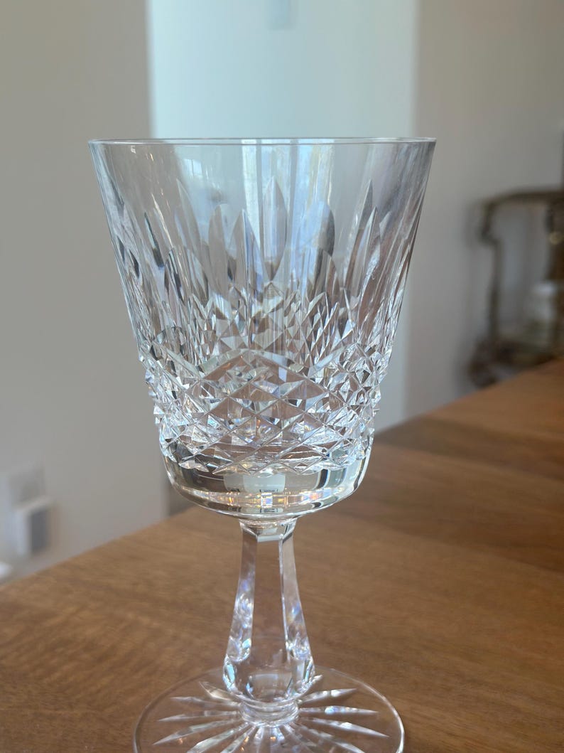 Waterford Kenmare Water Goblet; Waterford Crystal Glasses; Christmas ...