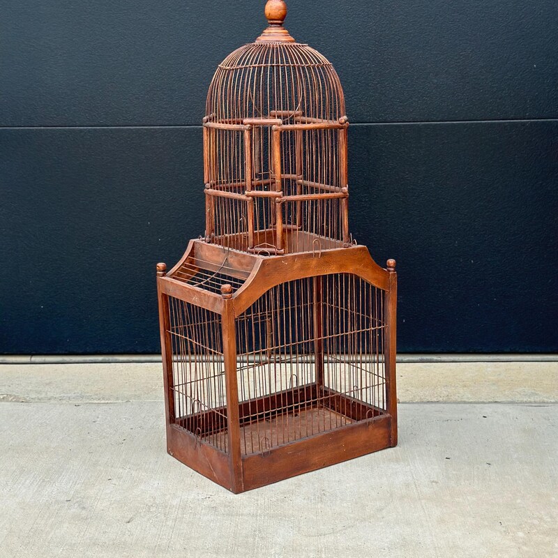 Antique Bird Cage - Etsy