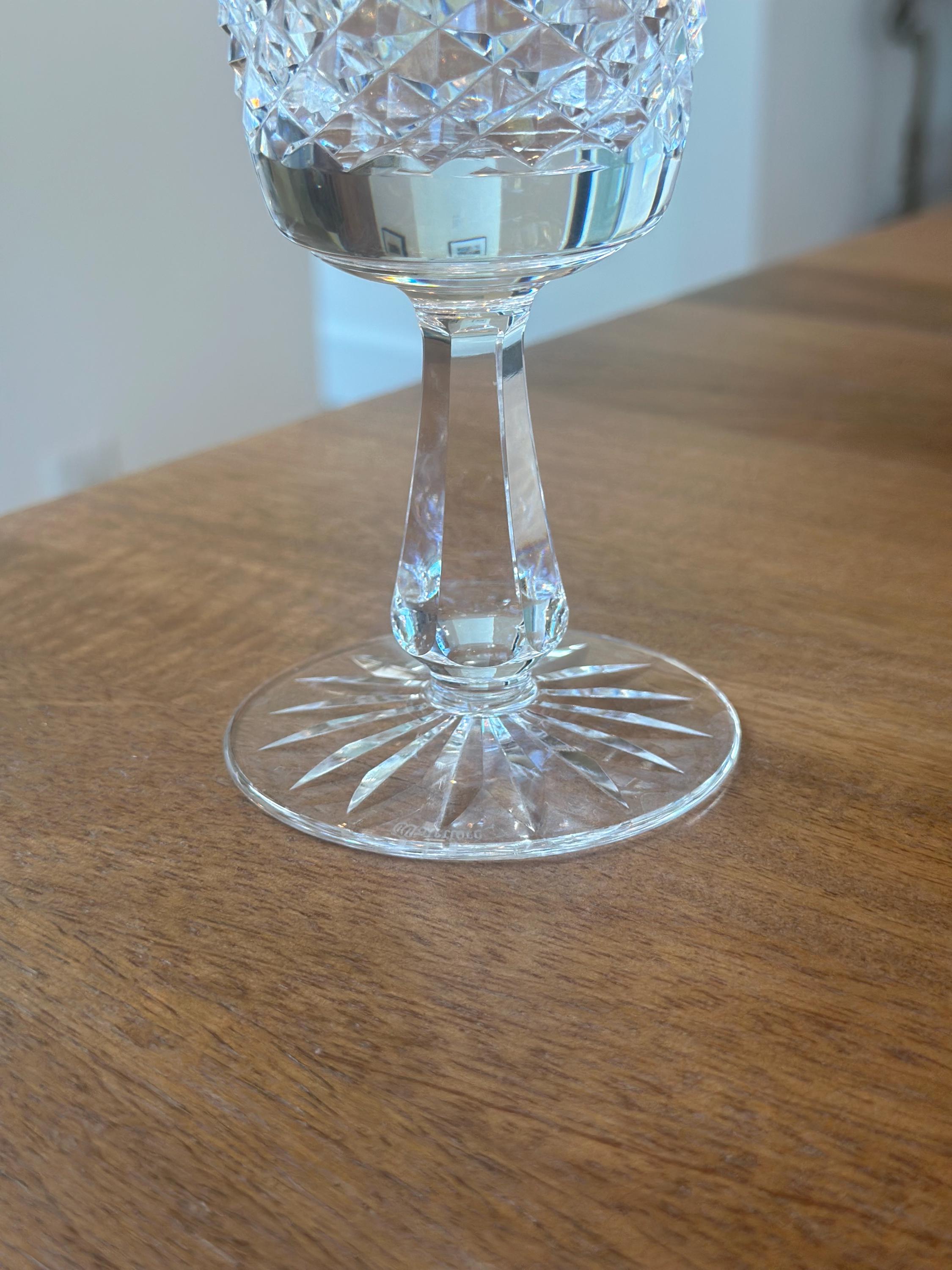 Waterford Kenmare Water Goblet; Waterford Crystal Glasses; Christmas ...