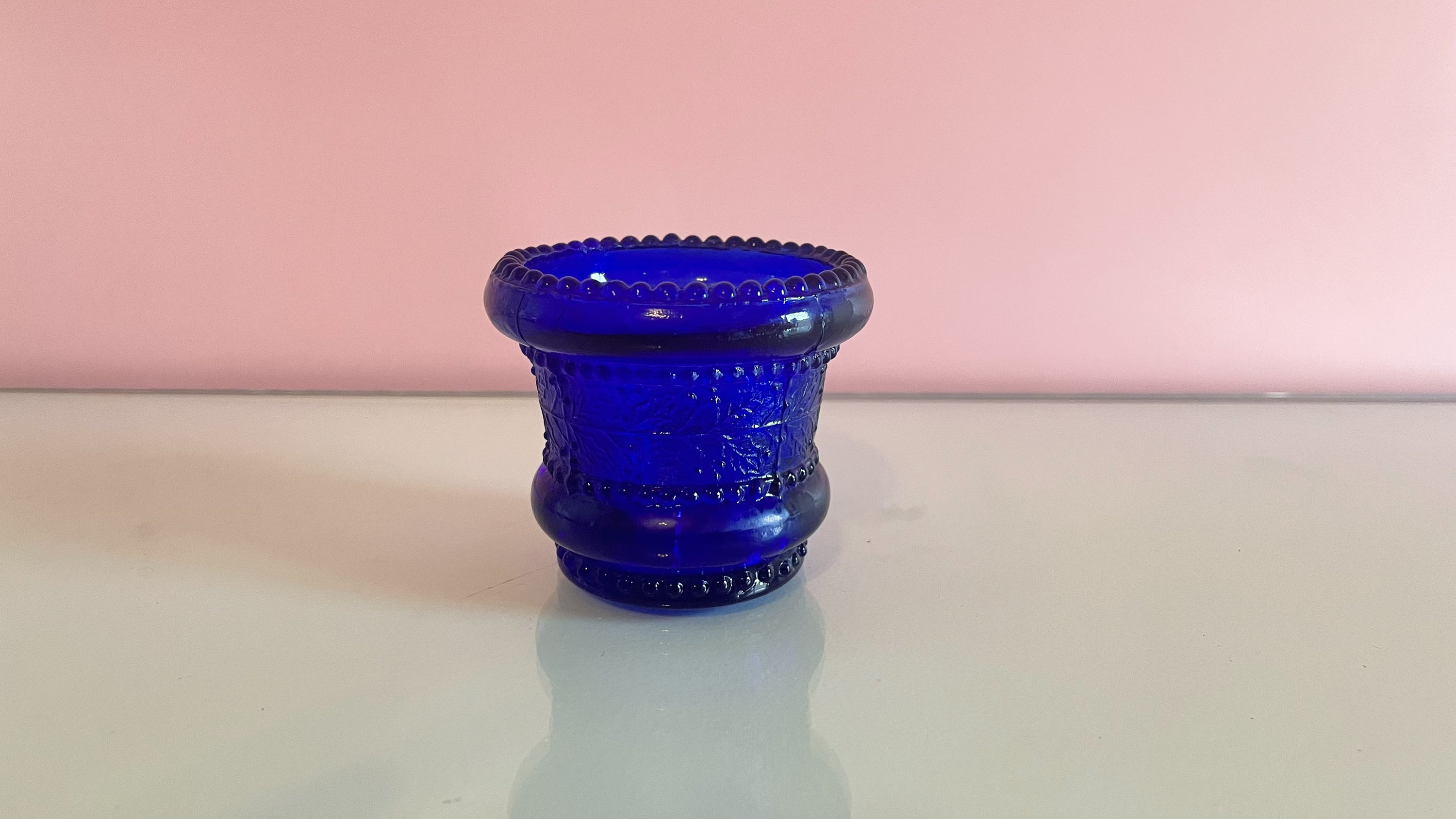 Vintage Toothpick Holder in Blue Blue Vintage Glass Toothpick - Etsy