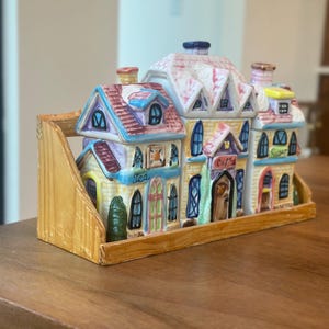 Vintage Victorian Spice Jars Lenox Spice Village Style; Housewarming ...