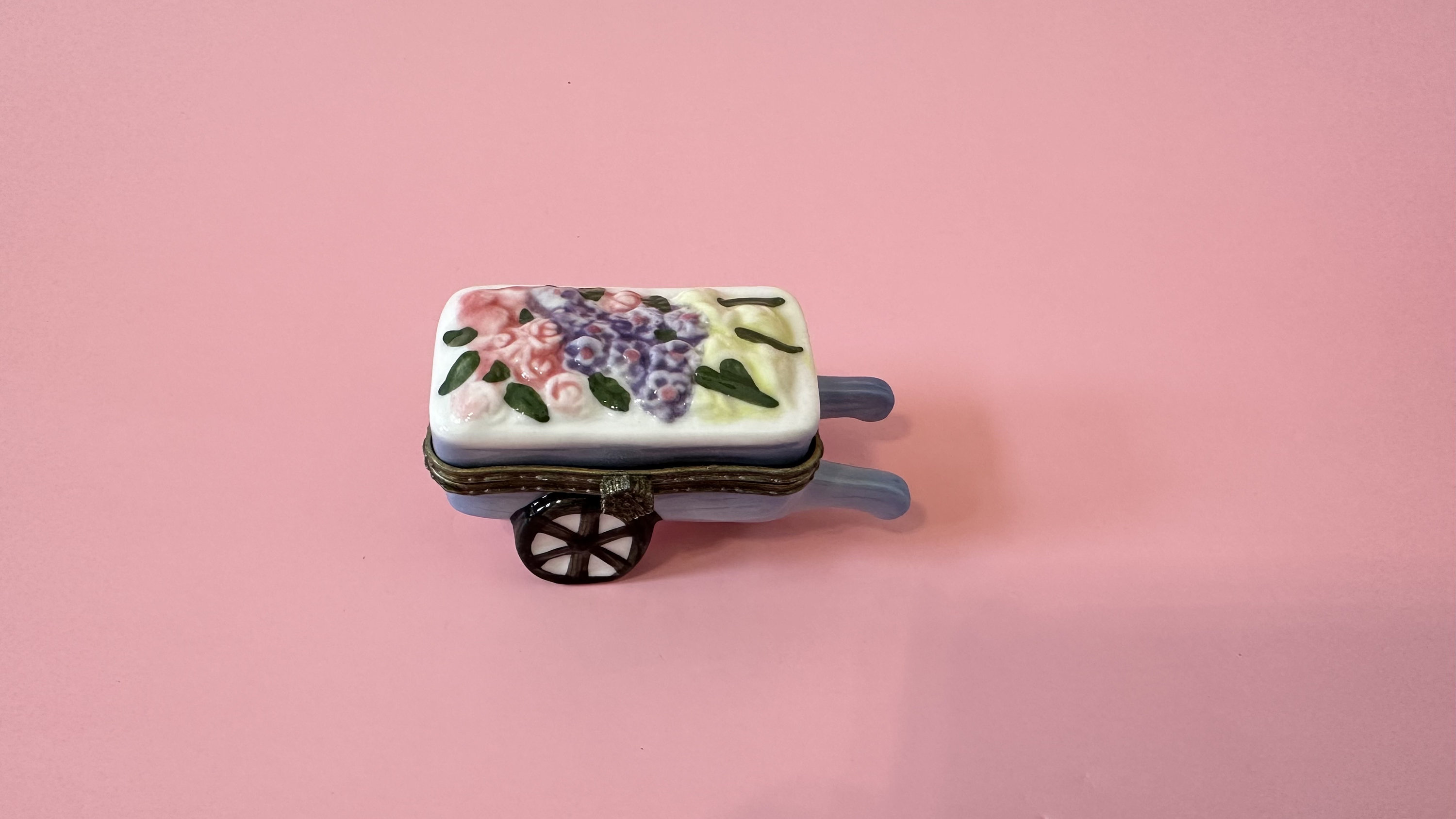 Flower Cart Trinket Box Flower Trinket Box Vintage Trinket - Etsy