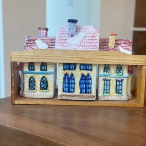 Vintage Victorian Spice Jars Lenox Spice Village Style; Housewarming ...