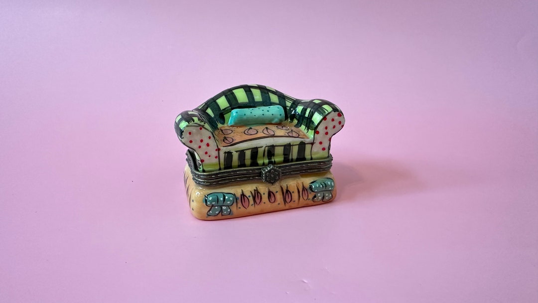 Green Couch Trinket Box; Friends Trinket Box; Vintage Trinket Box ...