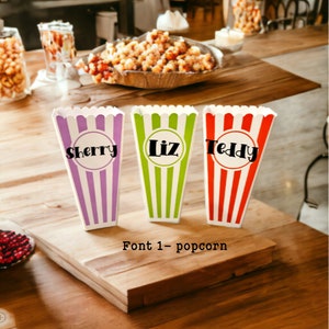 Popcorn Bucket, Popcorn Container, Custom Popcorn Buckets, Personalized ...