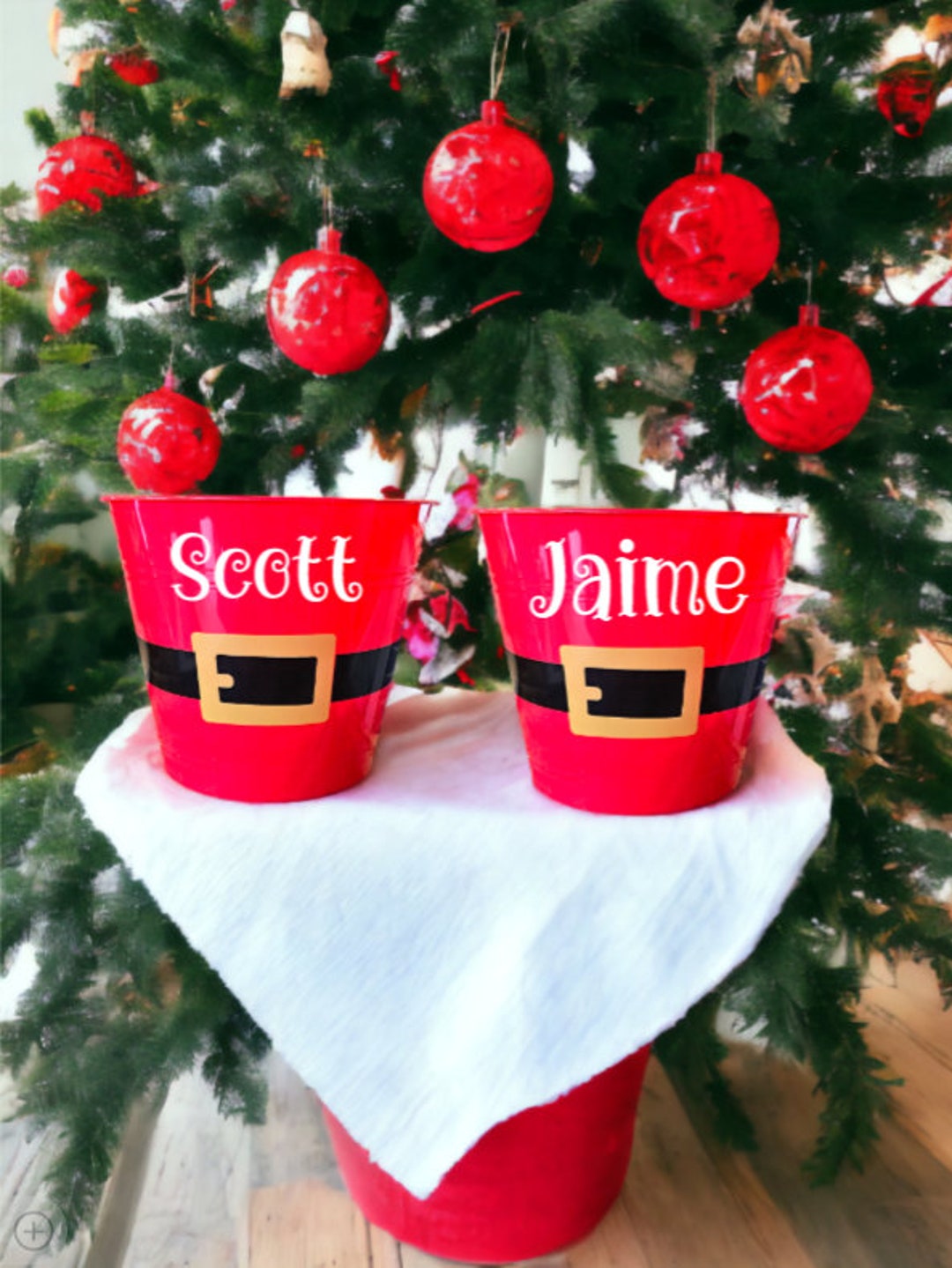 Christmas Buckets, Personalized Santa Buckets, Christmas Gift Bucket ...