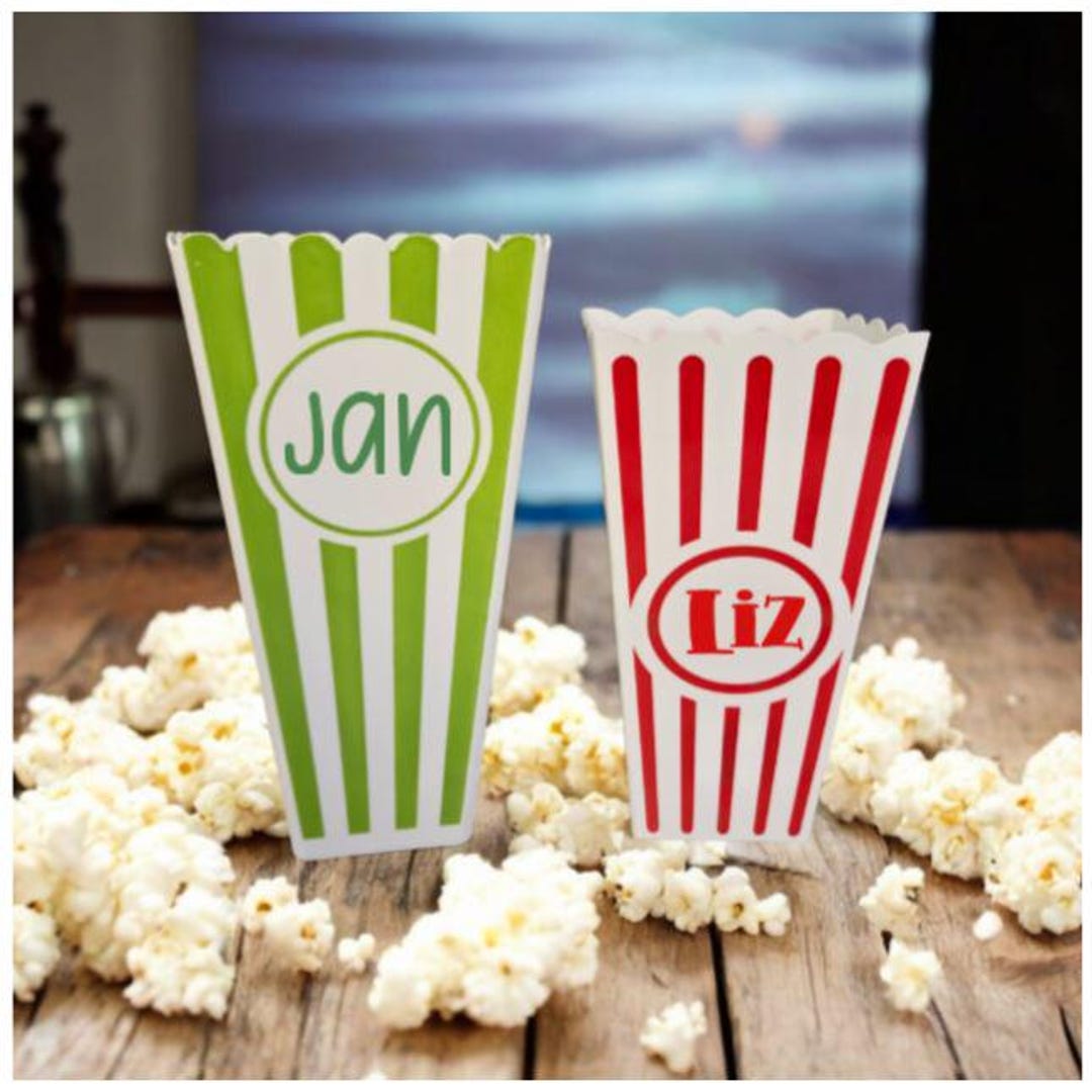 Popcorn Bucket, Popcorn Container, Custom Popcorn Buckets, Personalized ...