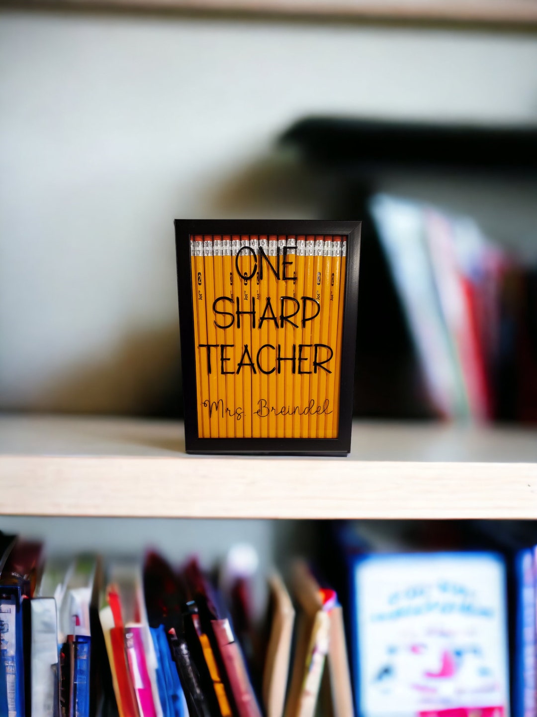 Pencil Picture Frame, Personalized Teacher Gift, Teacher Appreciation ...