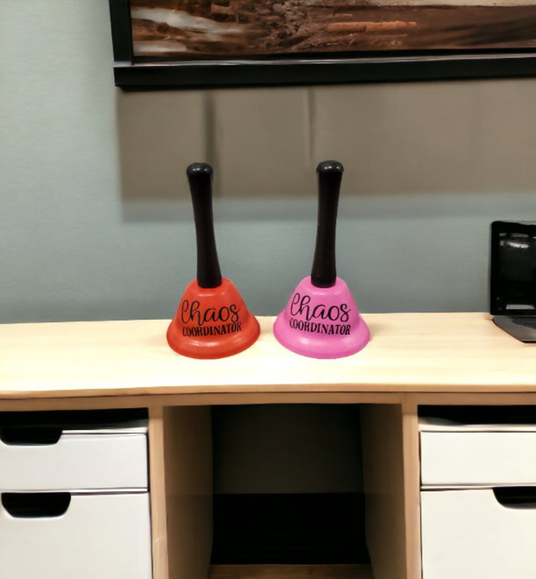Teacher Desk Bell, Class Room Decoration, Chaos Coordinator ...