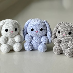 Cute Crochet Bunny Pattern, Amigurumi Crochet Pattern, PDF Crochet ...