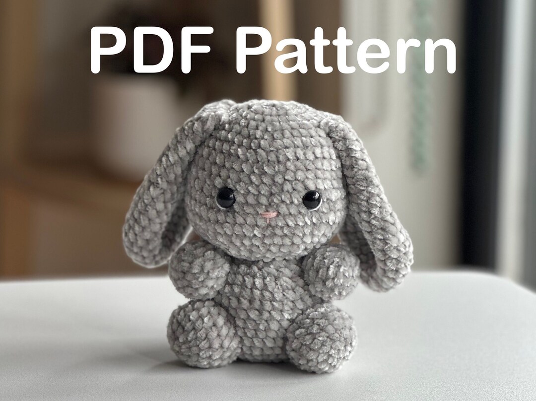 Cute Crochet Bunny Pattern, Amigurumi Crochet Pattern, PDF Crochet Bunny - Etsy