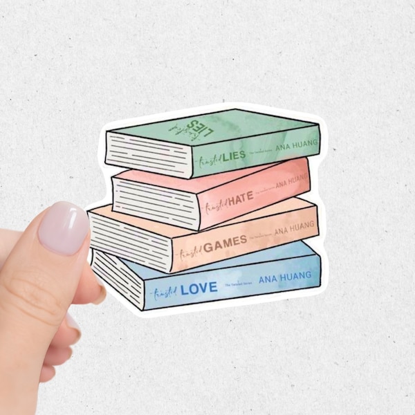 Ana Huang Twisted Stickers - Etsy Australia