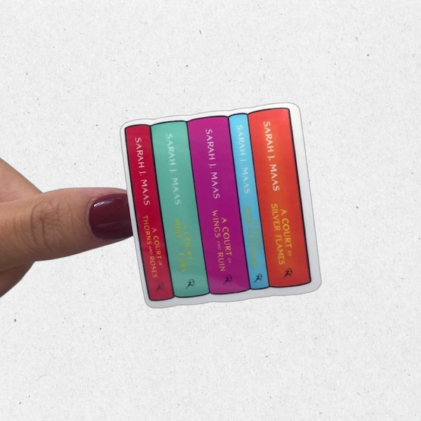 Book Stickers Sticker Acotar Journal - Etsy