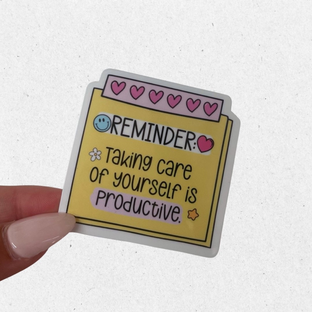 Reminder Sticker Mental Health Sticker Sticker Decoration - Etsy